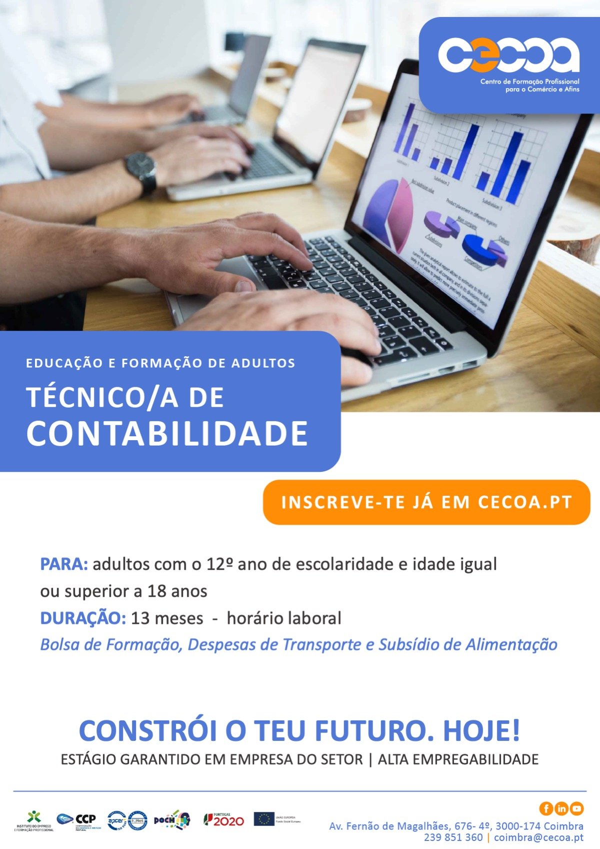 Curso Tecnológico – Técnico de Contabilidade – Coimbra | CRC Virtual